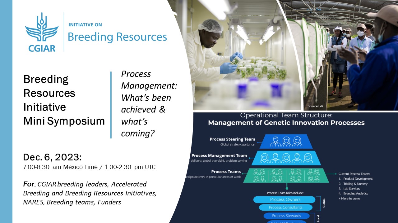Mini Symposium: Process Management – What’s been achieved & what’s coming? | Excellenceinbreeding